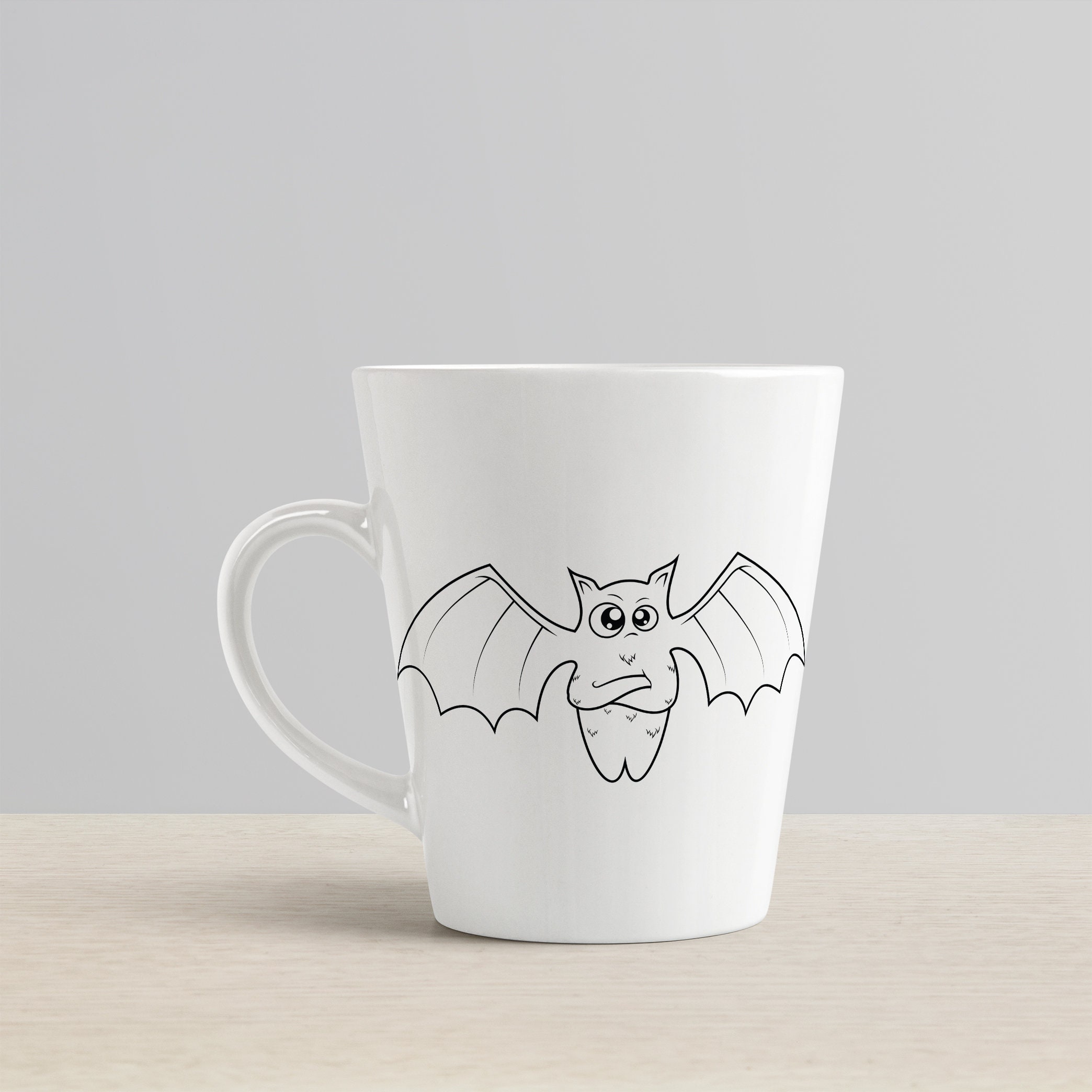 Grumpy Bat Svg, Bat Silhouette, Bat Shape Svg, Printable Bat Cartoon ...