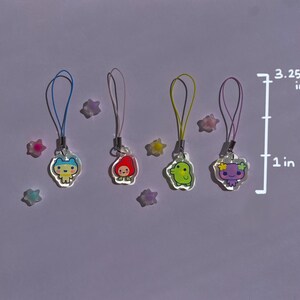 Tamagotchi Phone Charms | Mametchi, Itchigotchi, Kuchipatchi, and ...