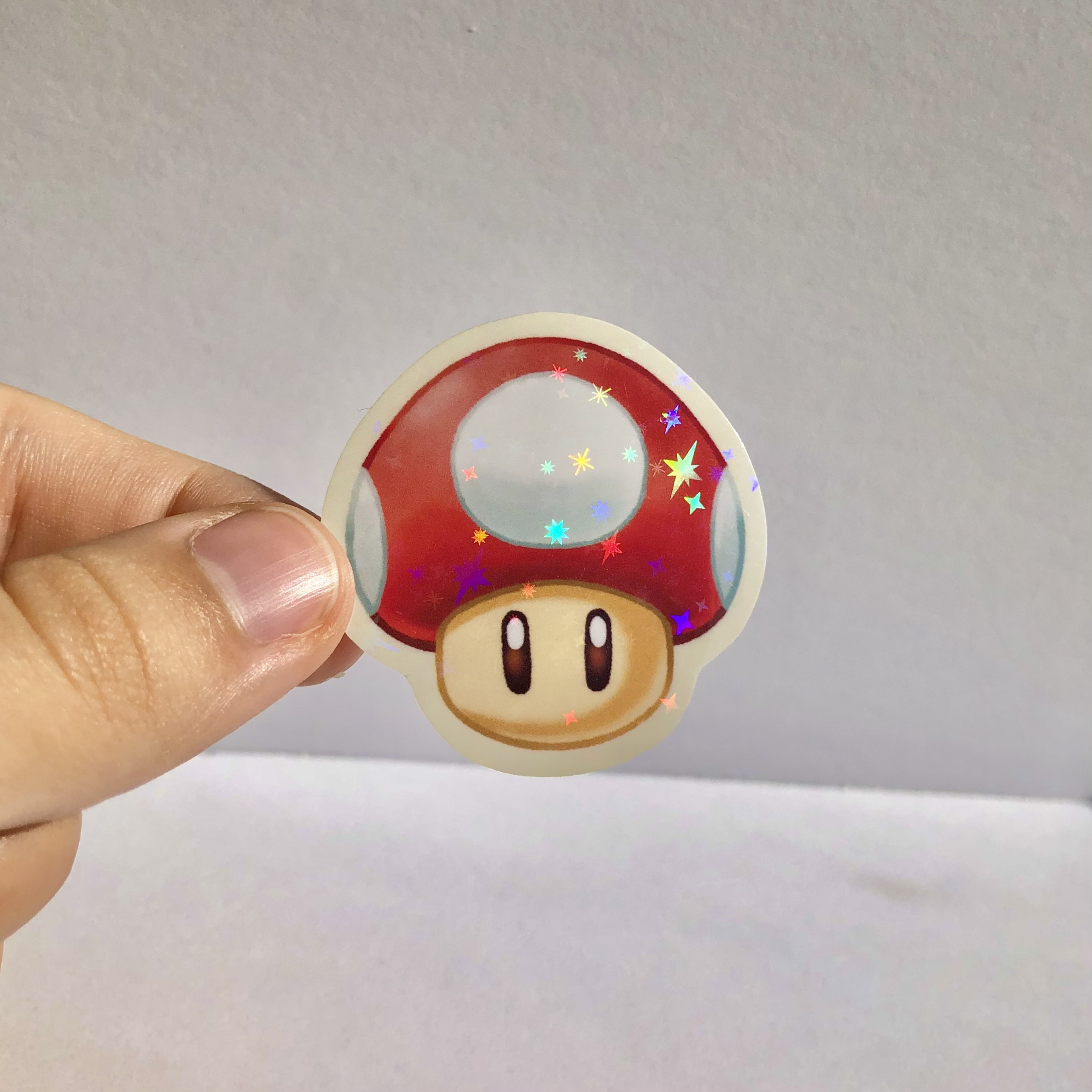 Mario Kart Sticker Pack Holographic Super Mario Stickers - Etsy