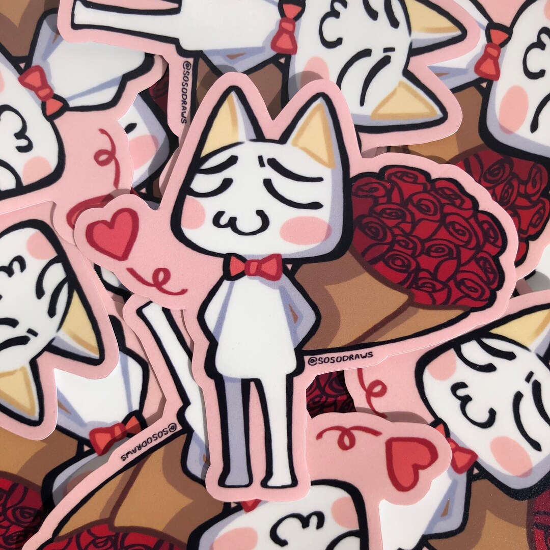 Toro With Rose Bouquet Sticker | Toro Inoue Sticker | Doko Demo Issyo ...