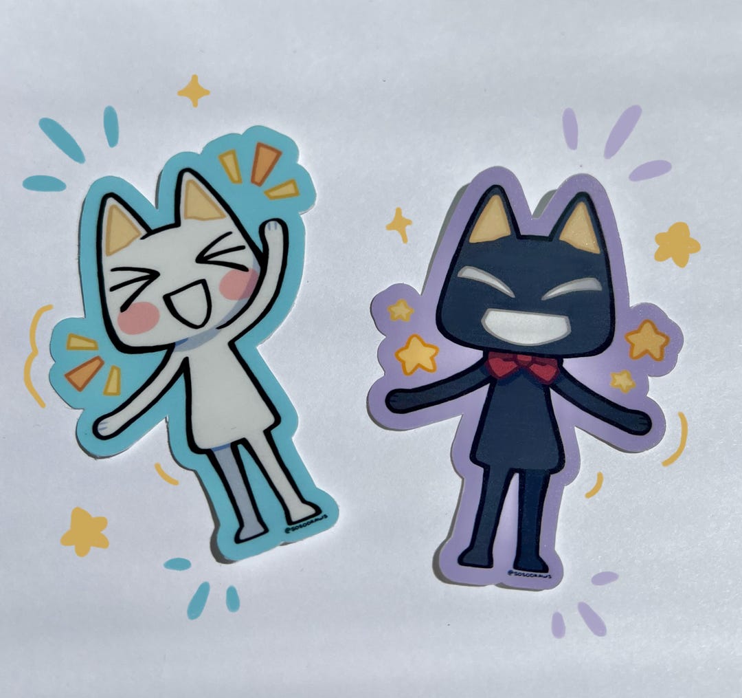 Toro & Kuro Sticker Pack | Toro Inoue Sticker | Doko Demo Issyo | Sony ...