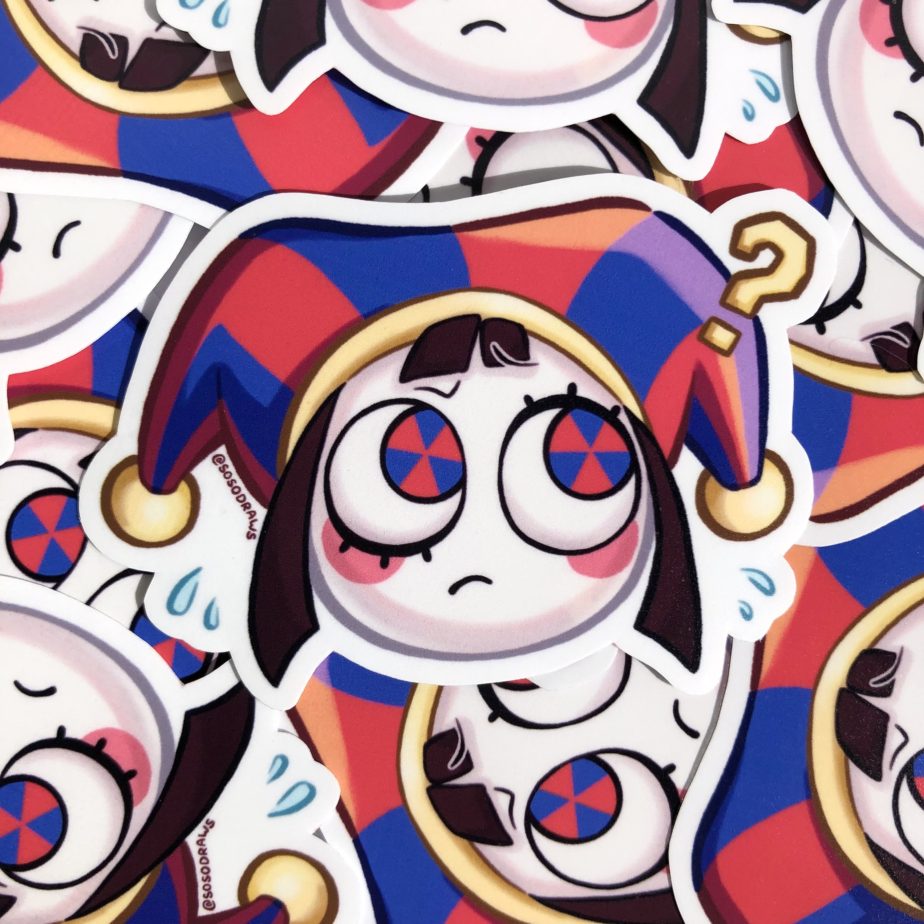 Pomni Jax and Kinger Stickers the Amazing Digital Circus - Etsy