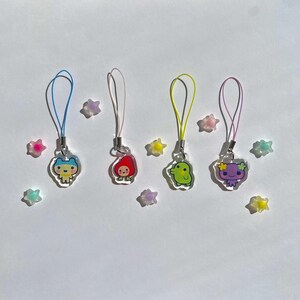 Tamagotchi Phone Charms | Mametchi, Itchigotchi, Kuchipatchi, and ...