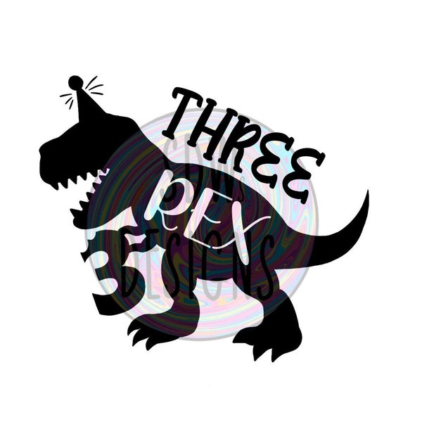 Three Rex Svg - Etsy