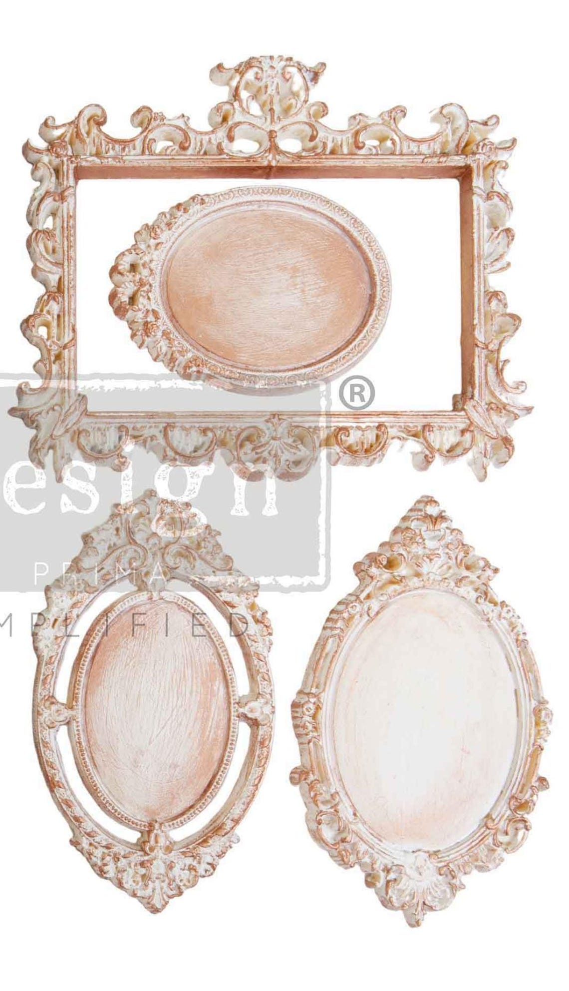 Décor Moulds® – Lucian | Mini Picture Frame Mould | 1 Pc, 5″×8″×8mm ...