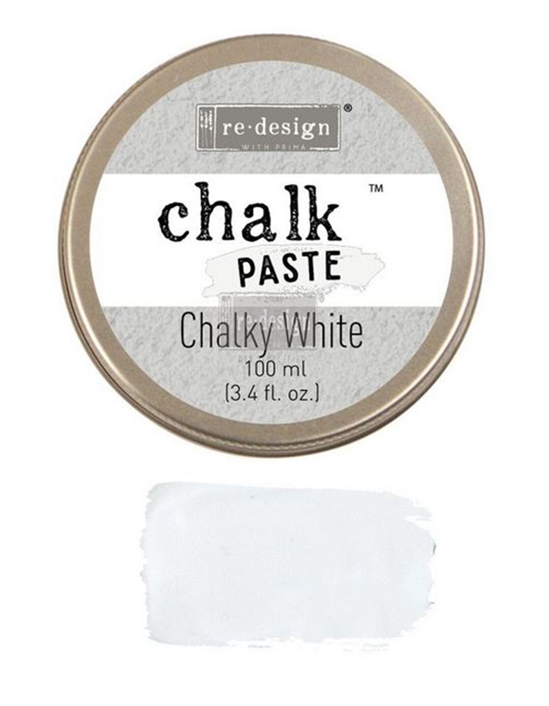 CHALK WHITE Redesign Chalk Paste - Thick Paint for Stencils, 3 ...