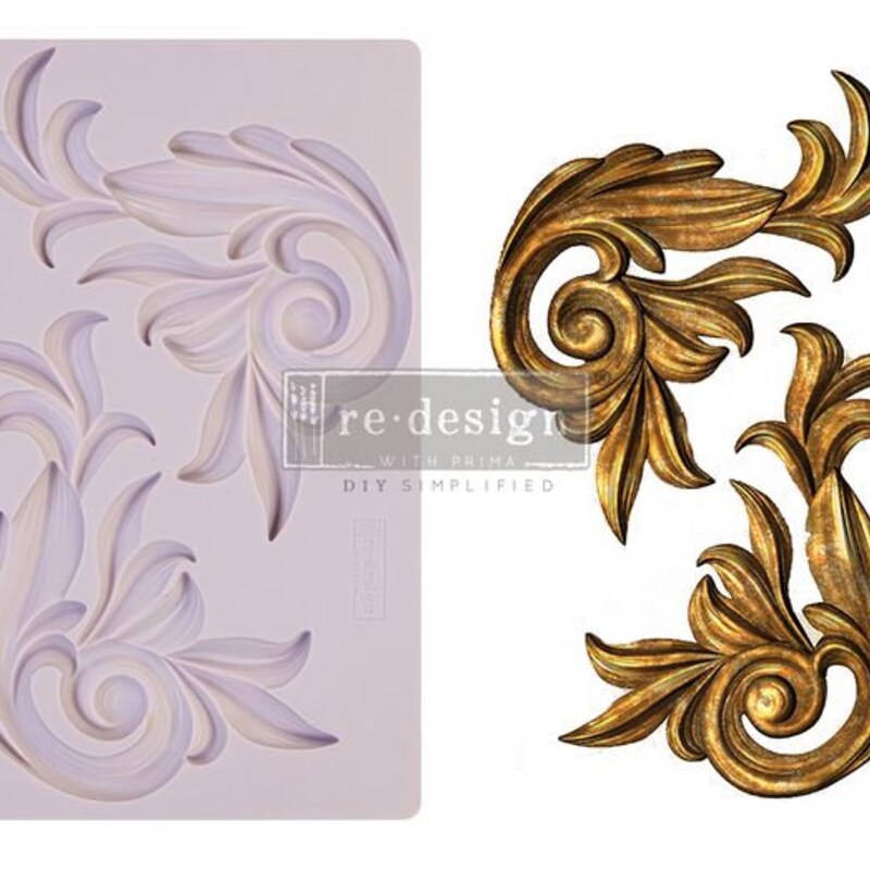 Scroll Mold - Etsy