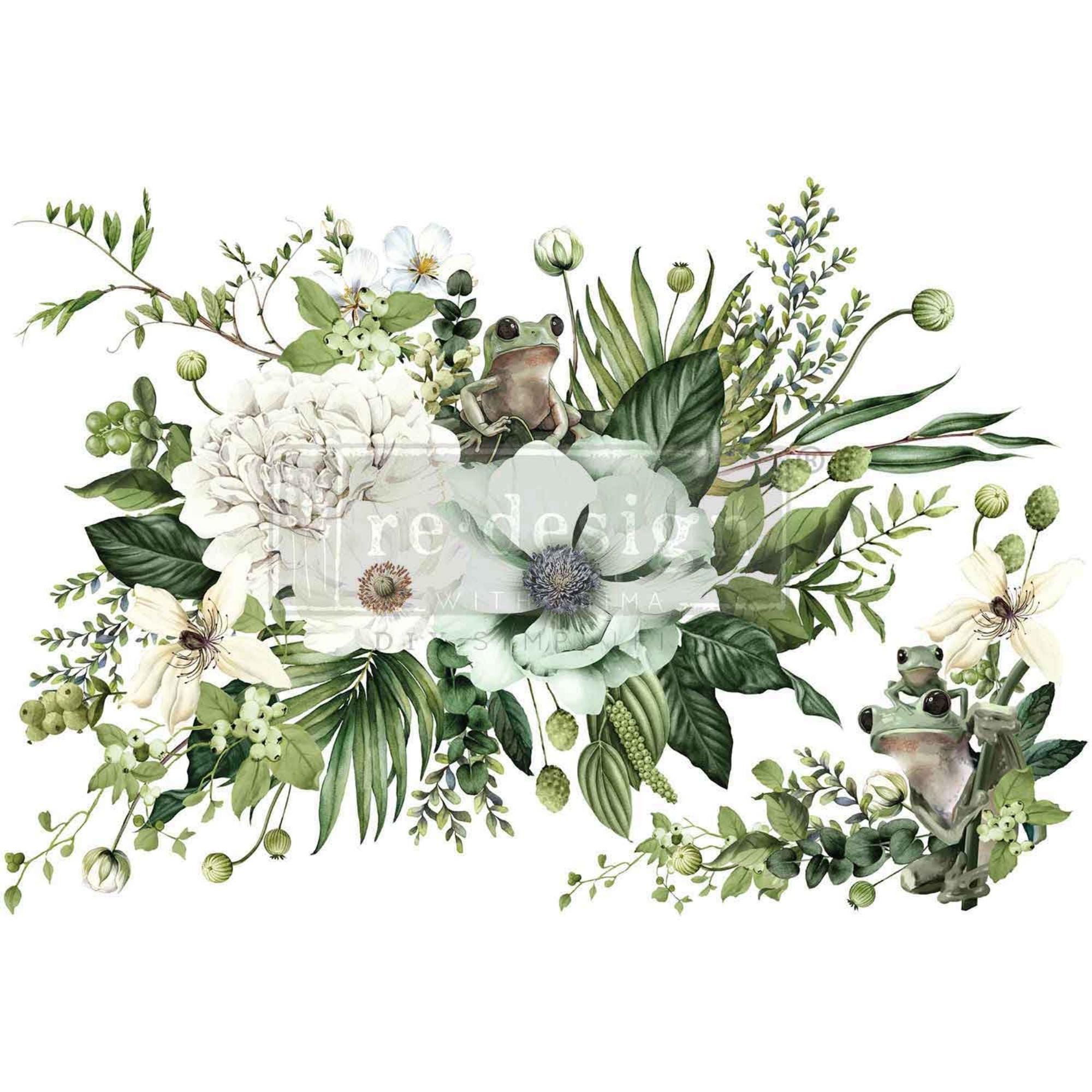 Froggy Meadow Greens Rub on Transfers for Furniture, Redesign With ...
