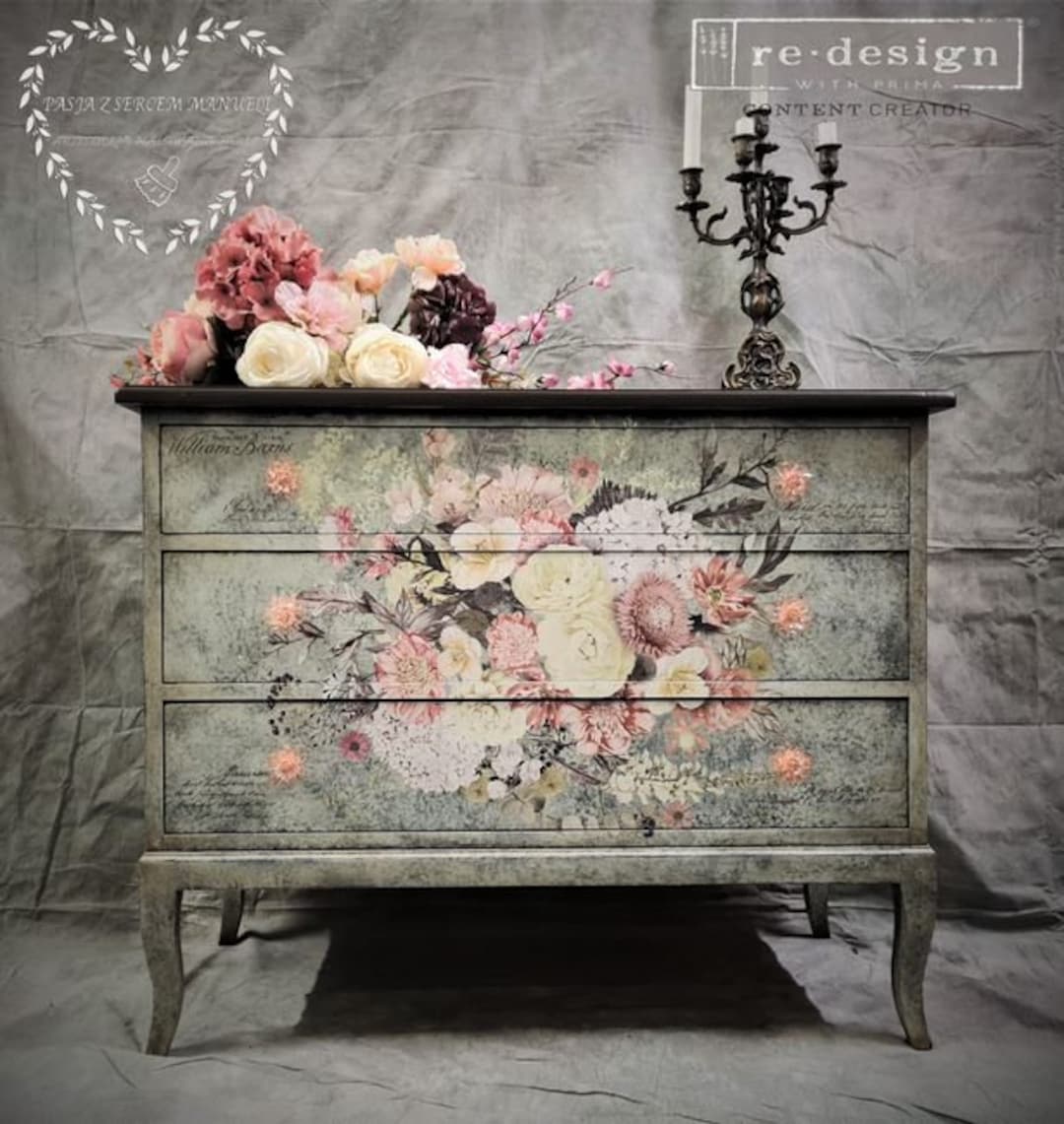 NEW Rub on Transfers for Furniture, Redesign With Prima Decor Transfer ...