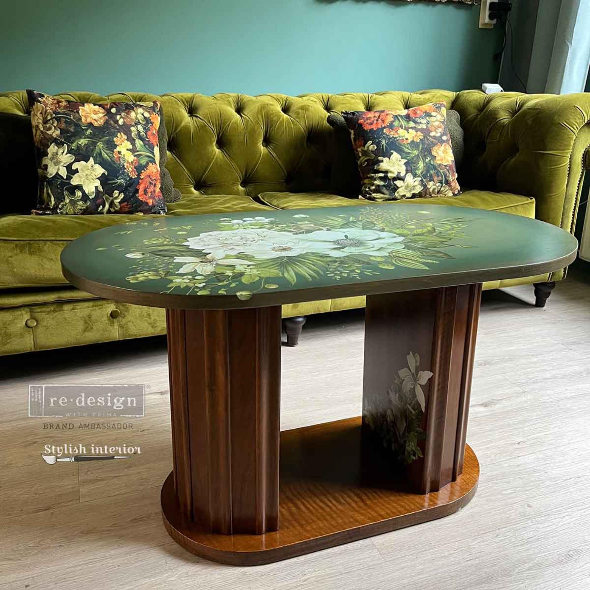 Froggy Meadow Greens Rub on Transfers for Furniture, Redesign With ...