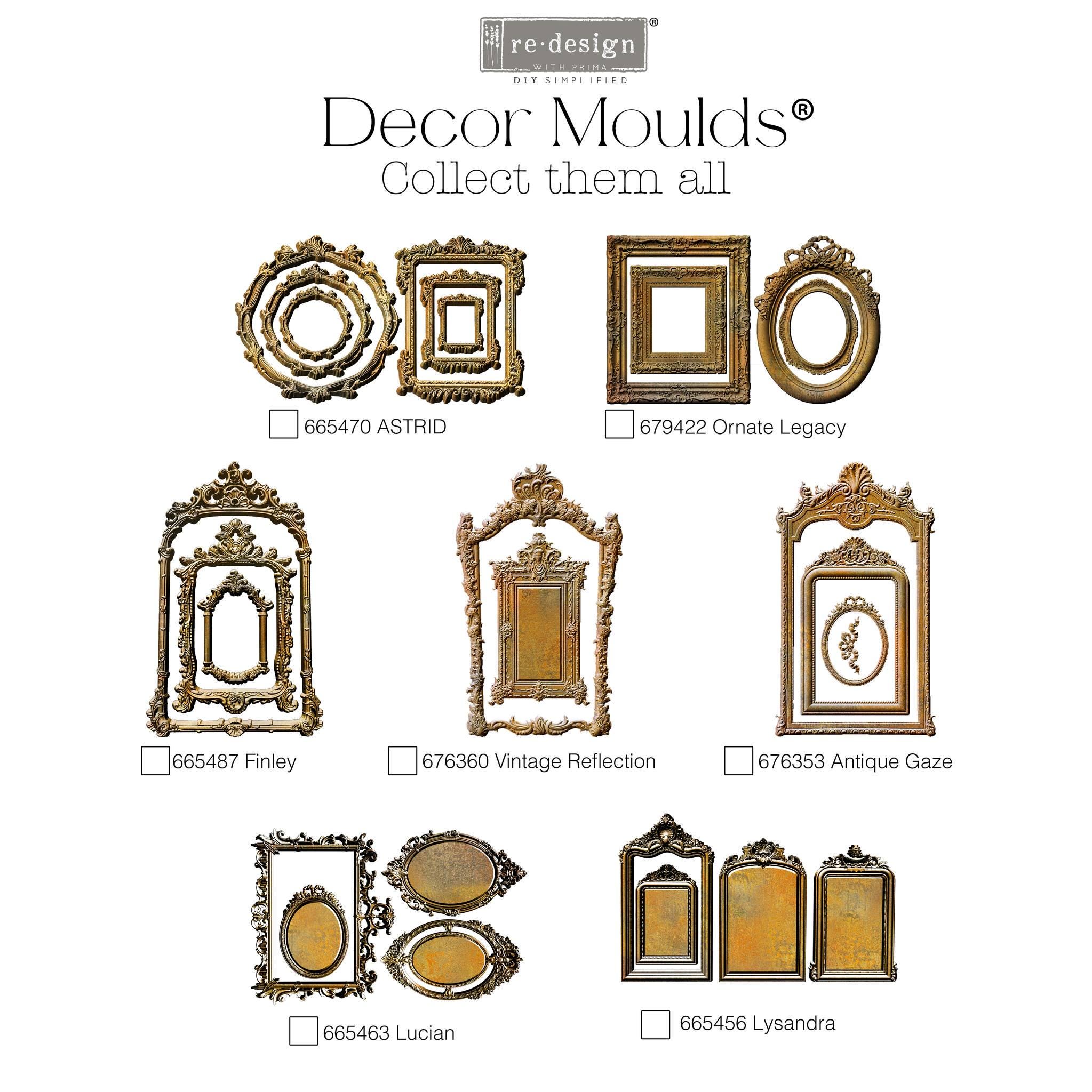 Décor Moulds® – Lucian | Mini Picture Frame Mould | 1 Pc, 5″×8″×8mm ...