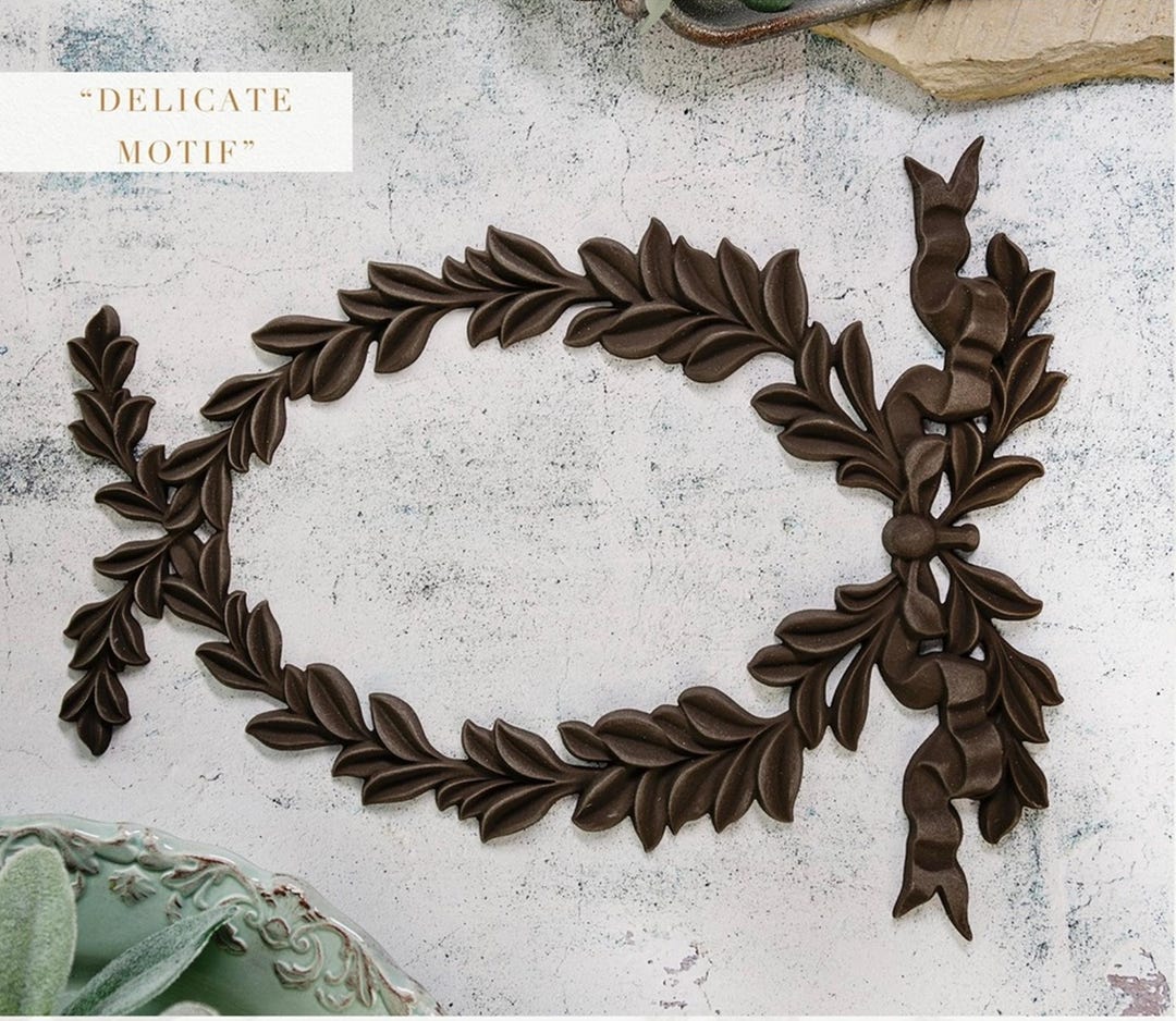Delicate Motif - Bendable Furniture Applique - Poly Decor Casting - Etsy