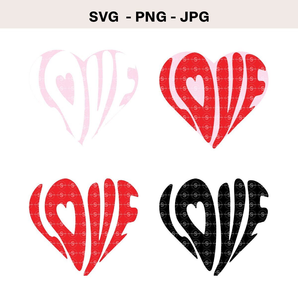 Love Heart SVG Bundle, Svg Png Jpg, Valentines Day, Valentines Shirt ...