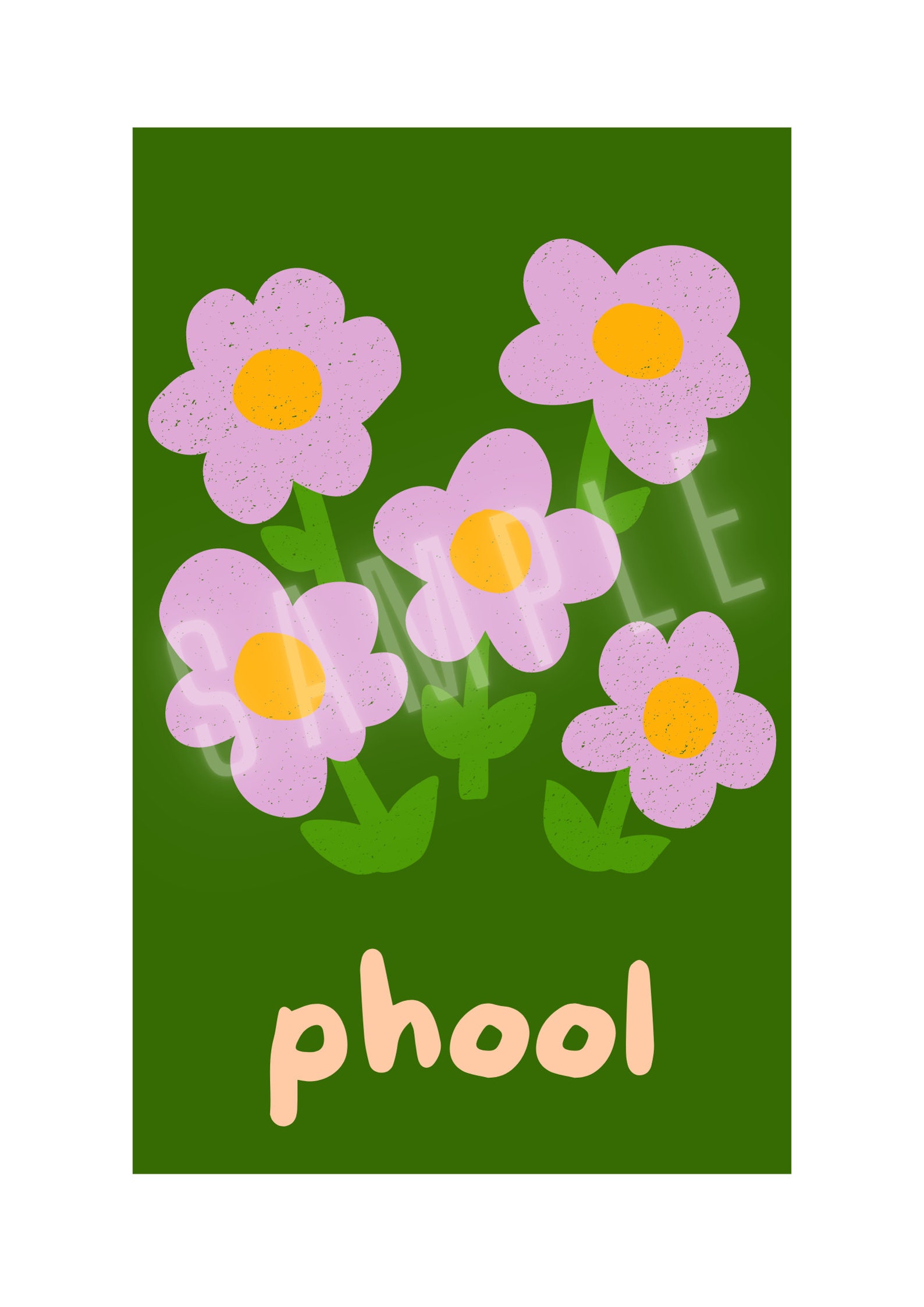 Printable Urdu Phool Flower Poster | Phool Urdu Language Print ...