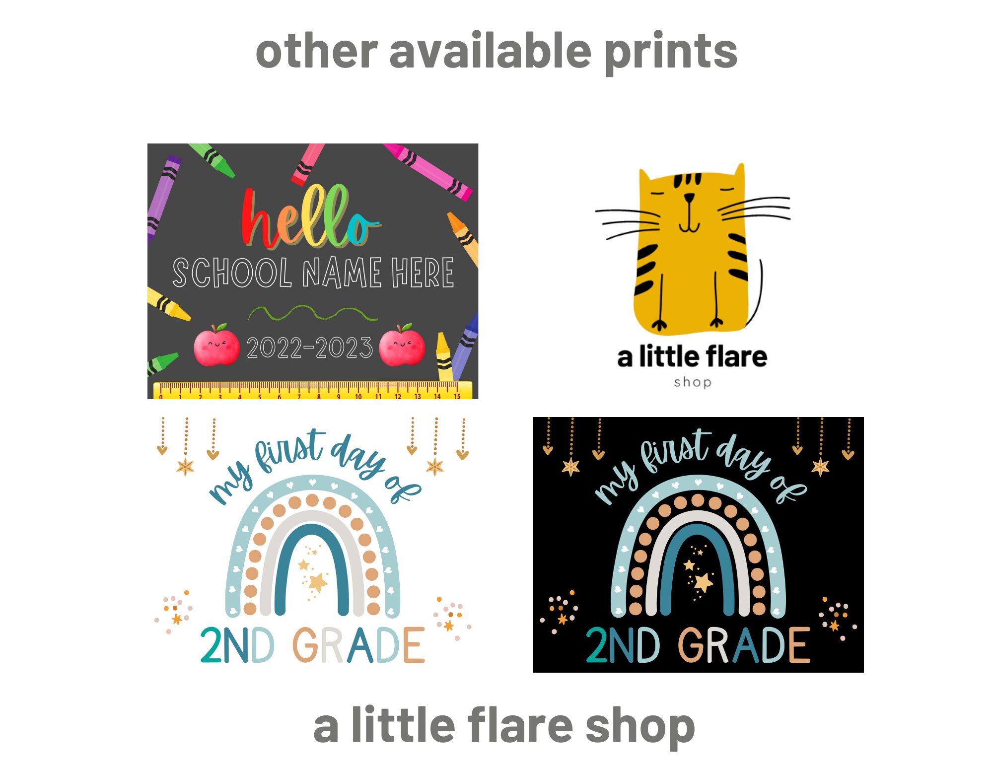 First Day of Ballet Sign & Coloring Page Bundle, First Day of Dance ...