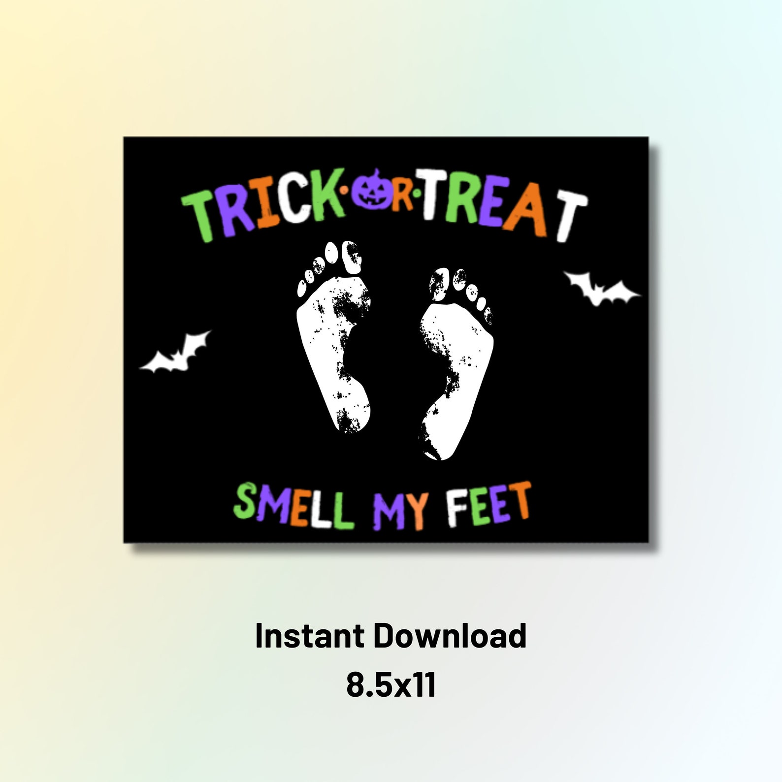 Halloween Handprint Craft, Halloween Handprint Art, Trick or Treat ...