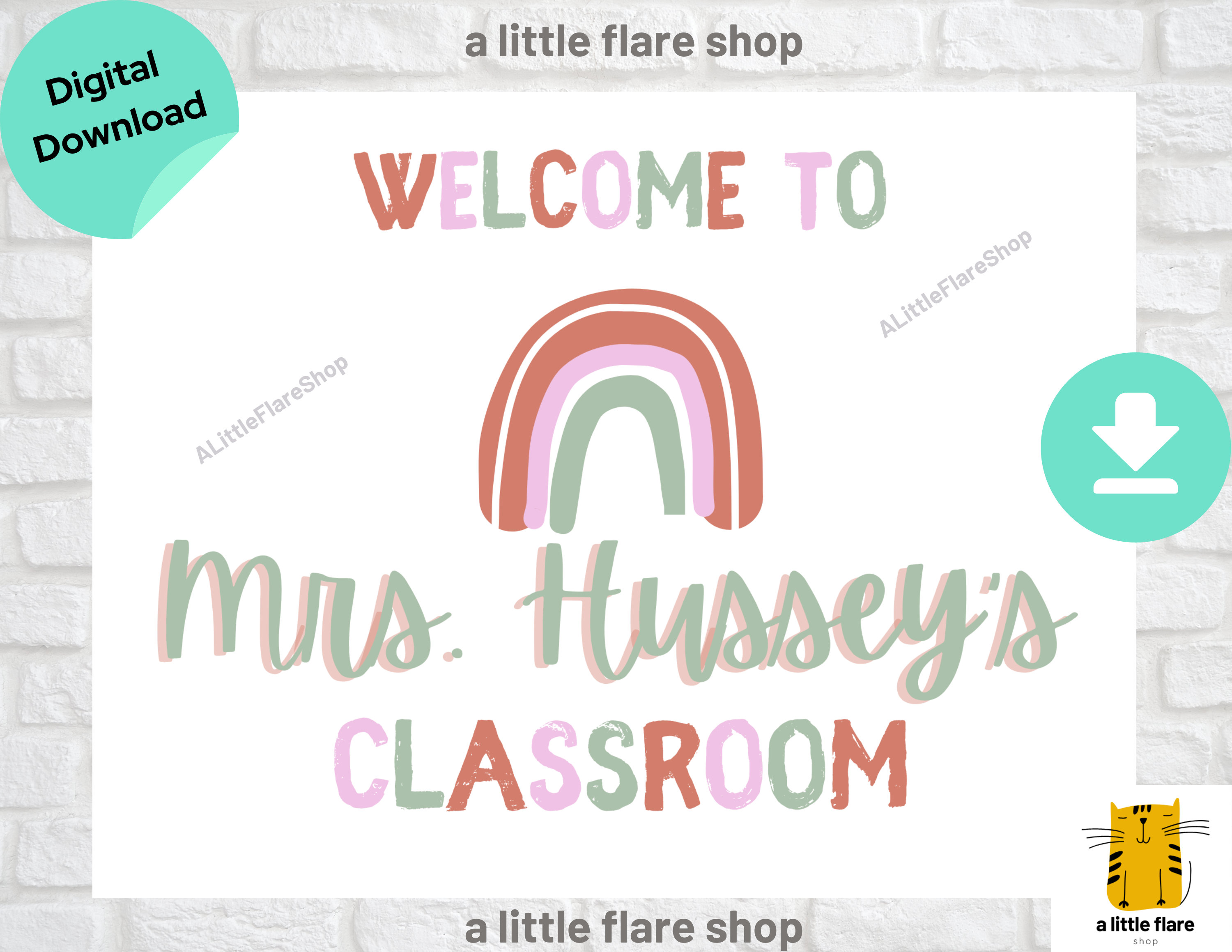 Classroom Welcome Sign Custom Print, Teacher Sign, Classroom Décor - Etsy