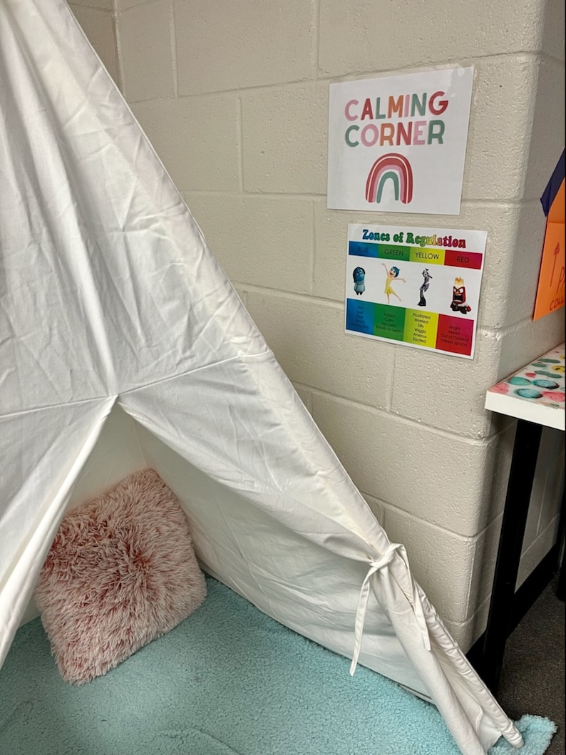 Calm Corner Classroom Sign, Teacher Classroom Décor, Calming Corner ...
