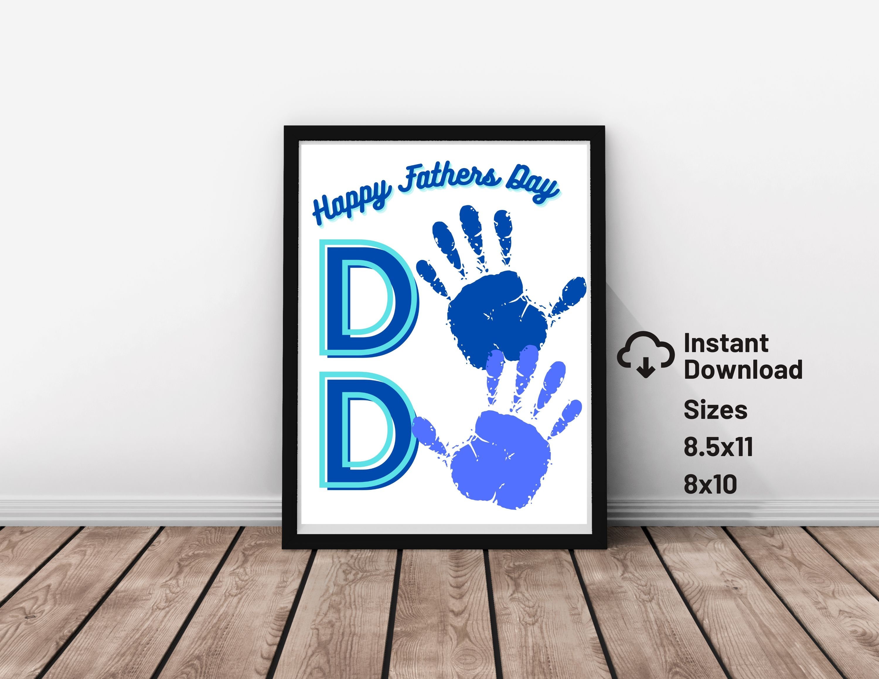 Fathers Day Handprint Craft, Handprint Art, Dad Gift, New Dad - Etsy
