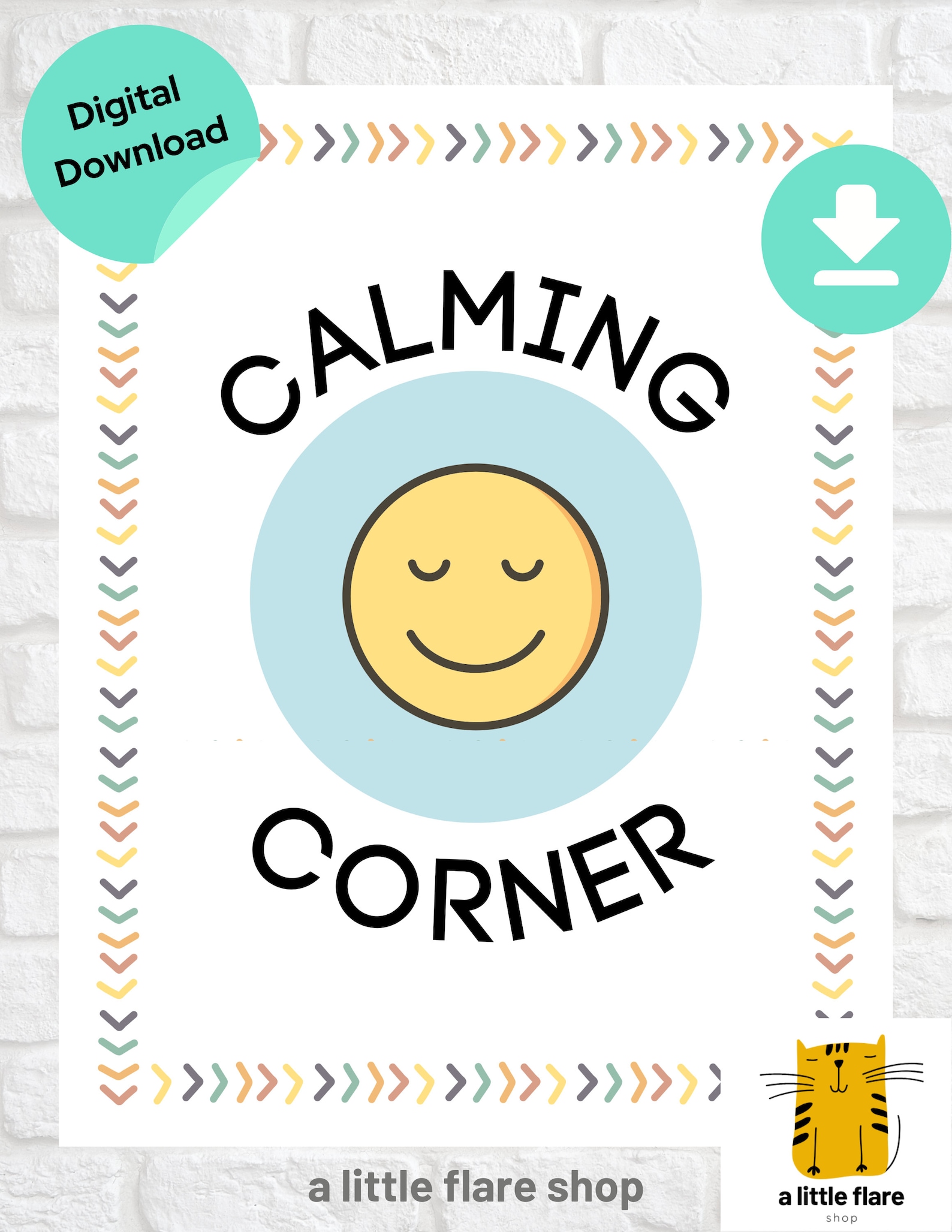 Calm Corner Bundle, 6 Prints, Classroom Signs, Teacher Classroom Décor ...