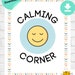 Calm Corner Bundle 6 Prints Classroom Signs Teacher - Etsy