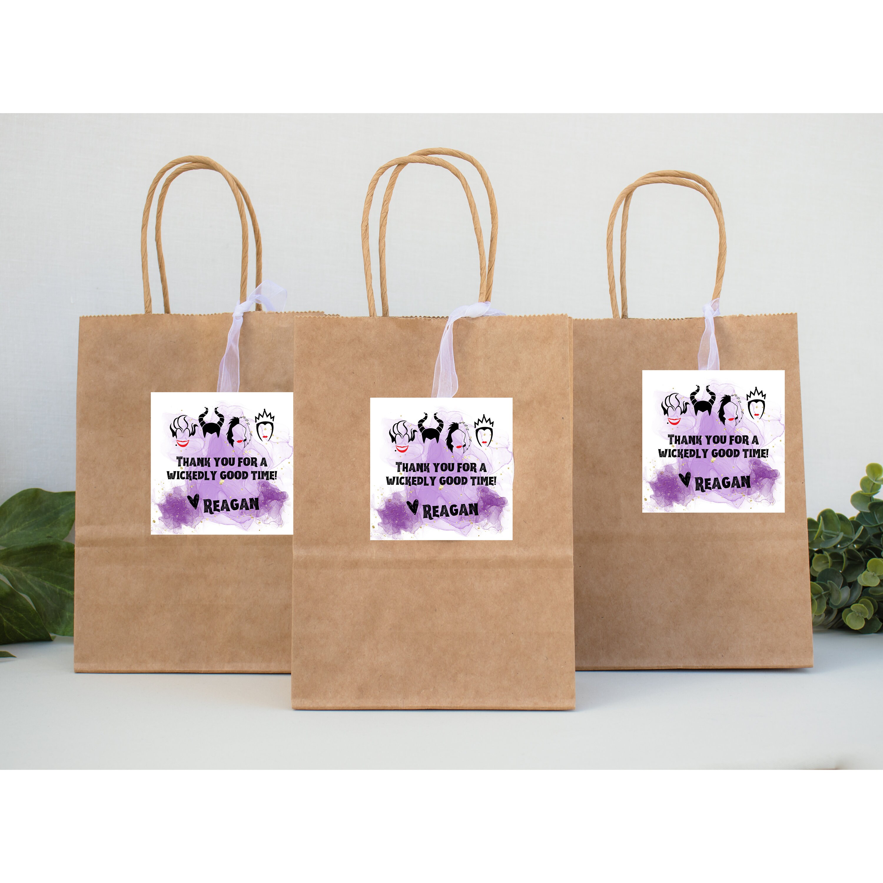 Villains Birthday Party Gift Tag, Goody Bag Tag, It's Good to Be Bad ...