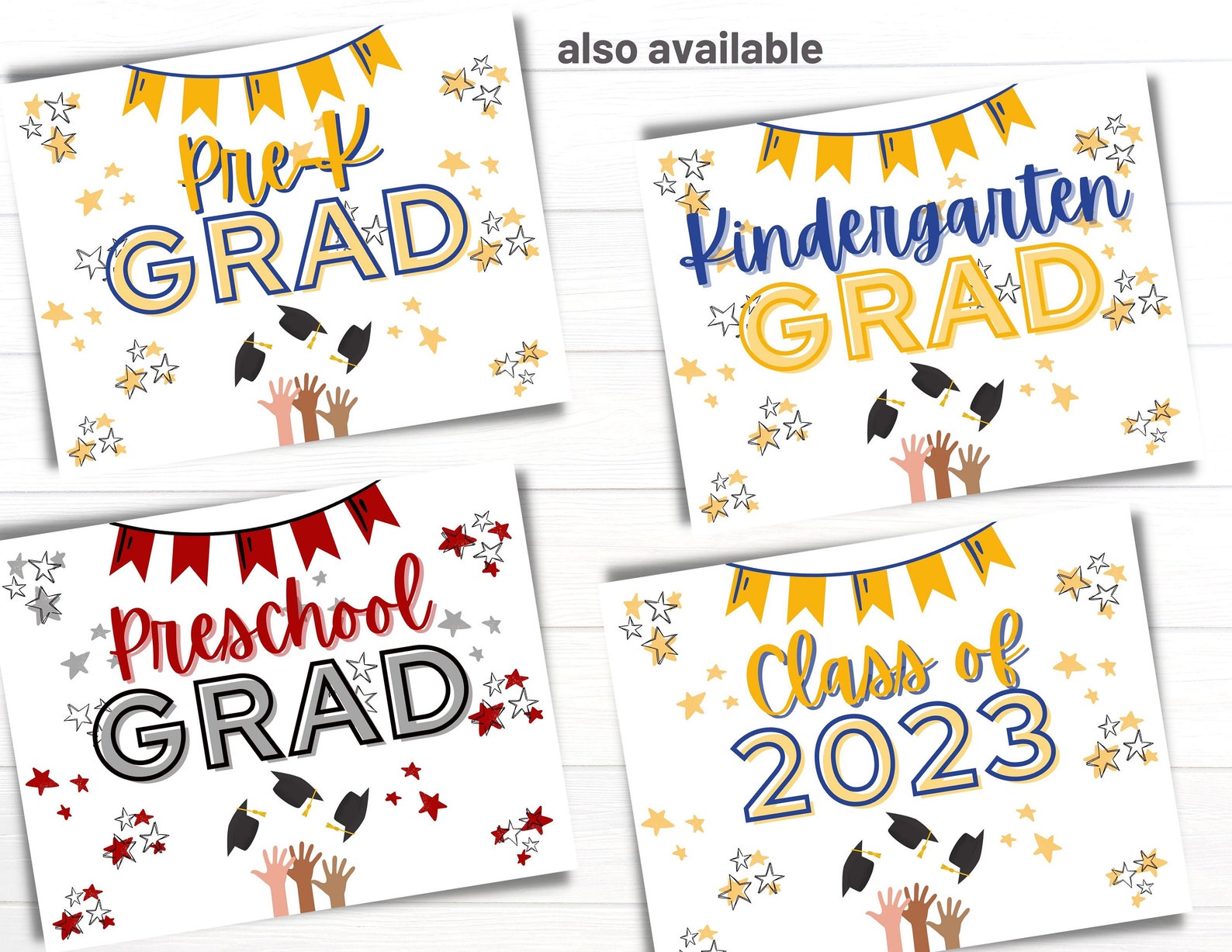 Graduation Handprint Art Handprint Craft PDF PNG SVG - Etsy