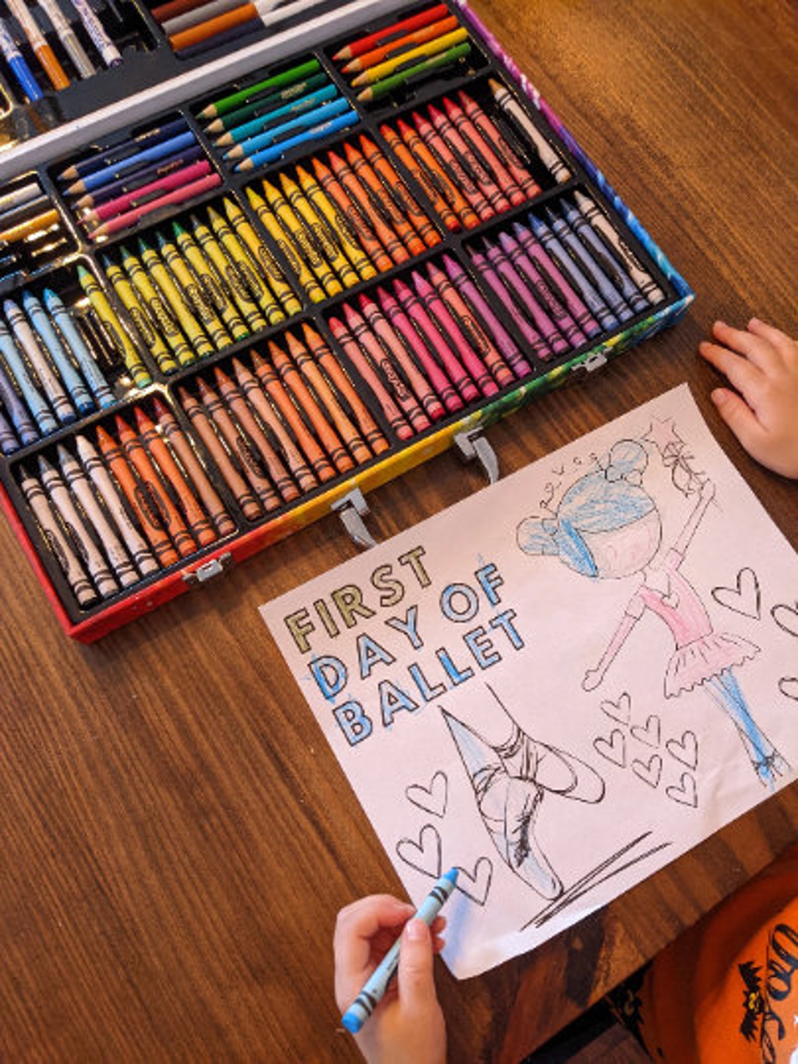 First Day of Ballet Sign & Coloring Page Bundle, First Day of Dance ...