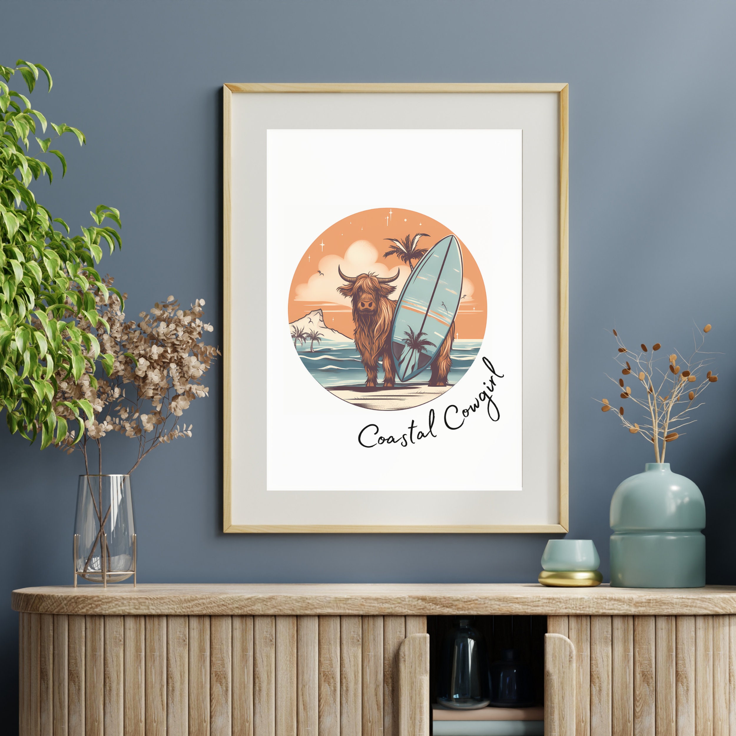 Coastal Cowgirl Prints, Western Beach Wall Art 60 Designs Long Live ...