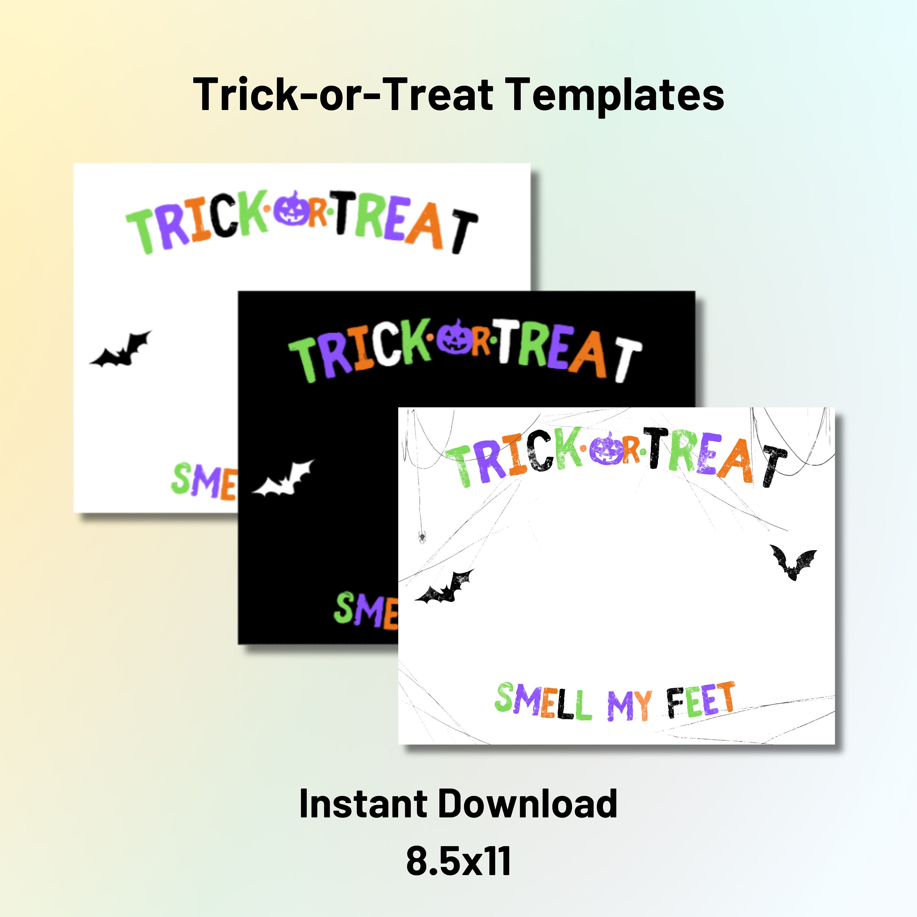 Halloween Handprint Craft, Halloween Handprint Art, Trick or Treat ...