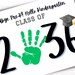 Graduation Handprint Art Handprint Craft PDF PNG SVG - Etsy