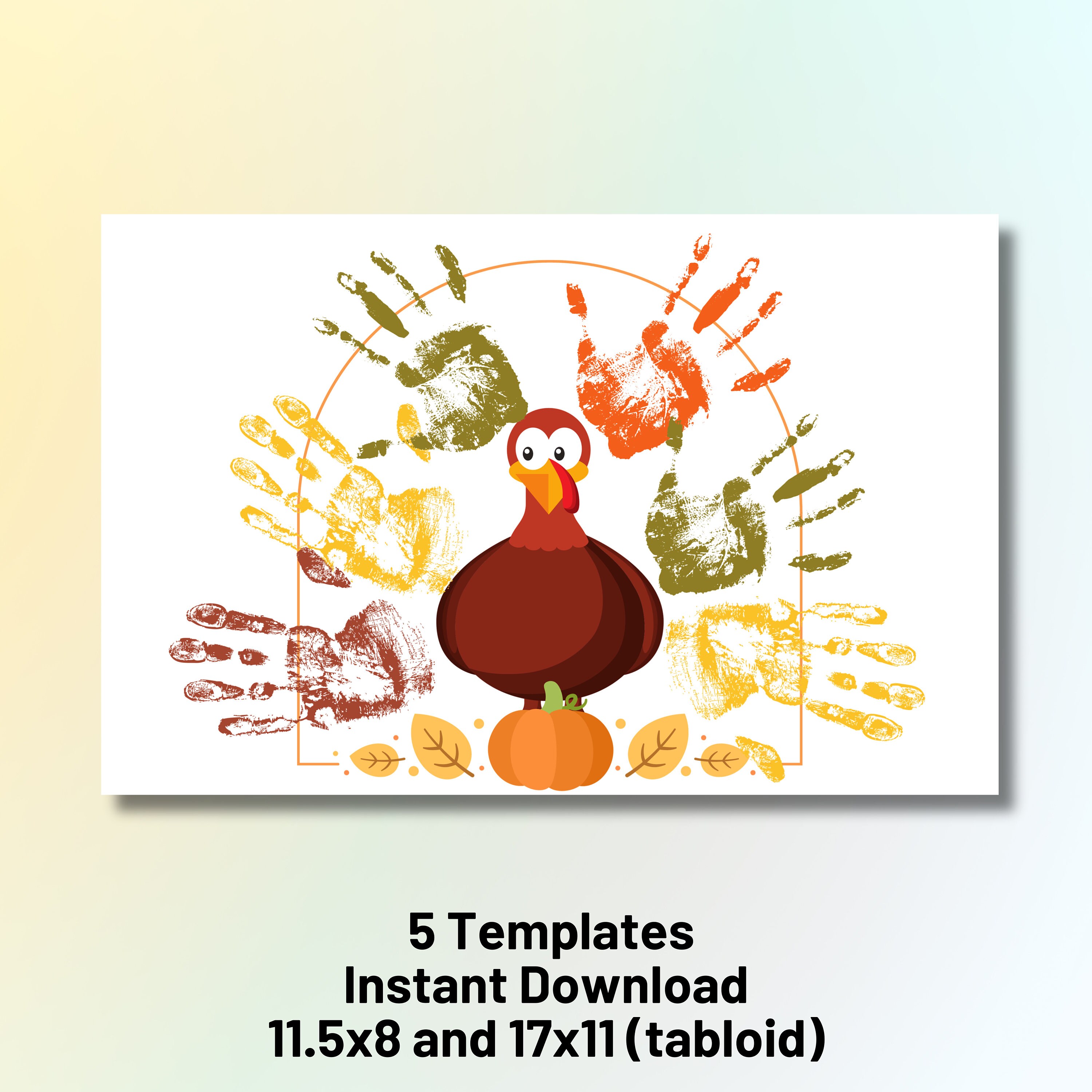 Thanksgiving Handprint Craft, Thanksgiving Handprint Art, Turkey Craft ...