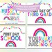 First Day of School Sign Printable, First Day of Third Grade, Teacher ...