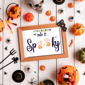 Halloween Handprint Craft, Halloween Handprint Art, Trick or Treat ...