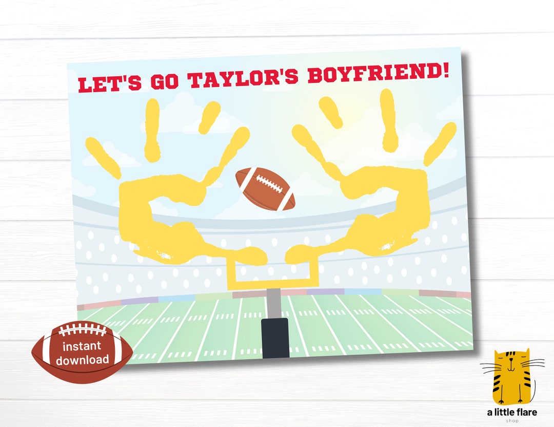 Football Handprint Craft, Handprint Art, Football Games, Fall Season ...