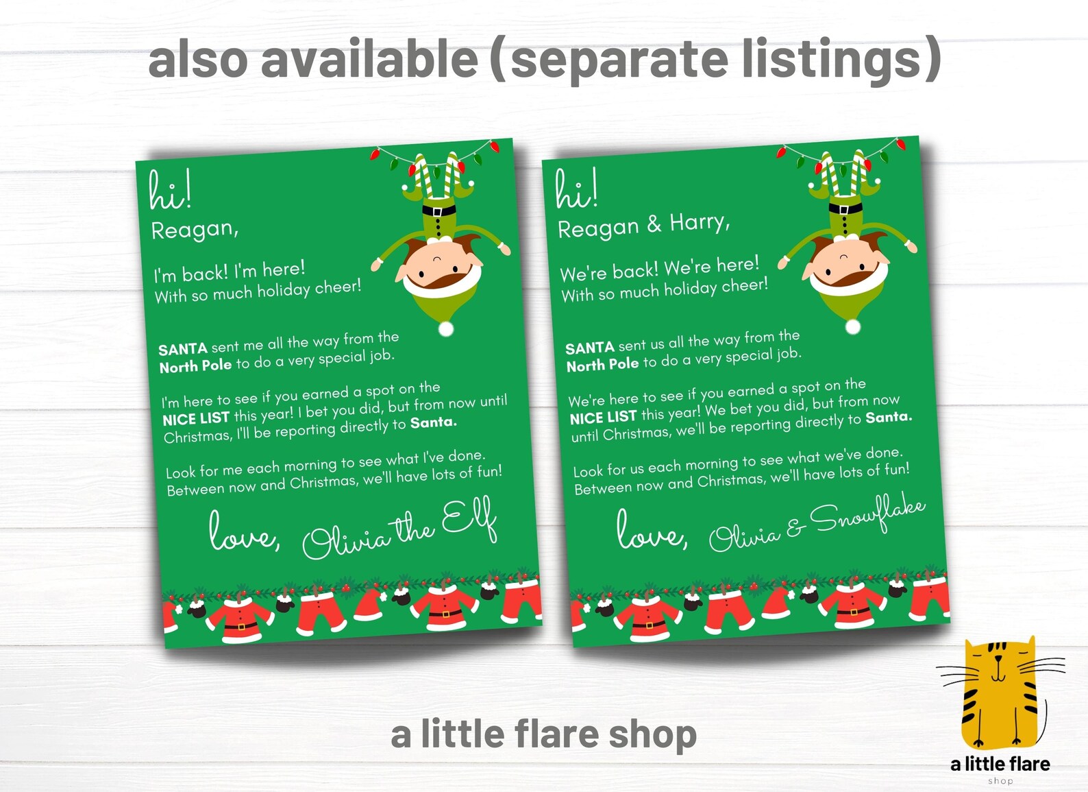 Elf Report Card Elf Official Report Custom Digital File Elf - Etsy