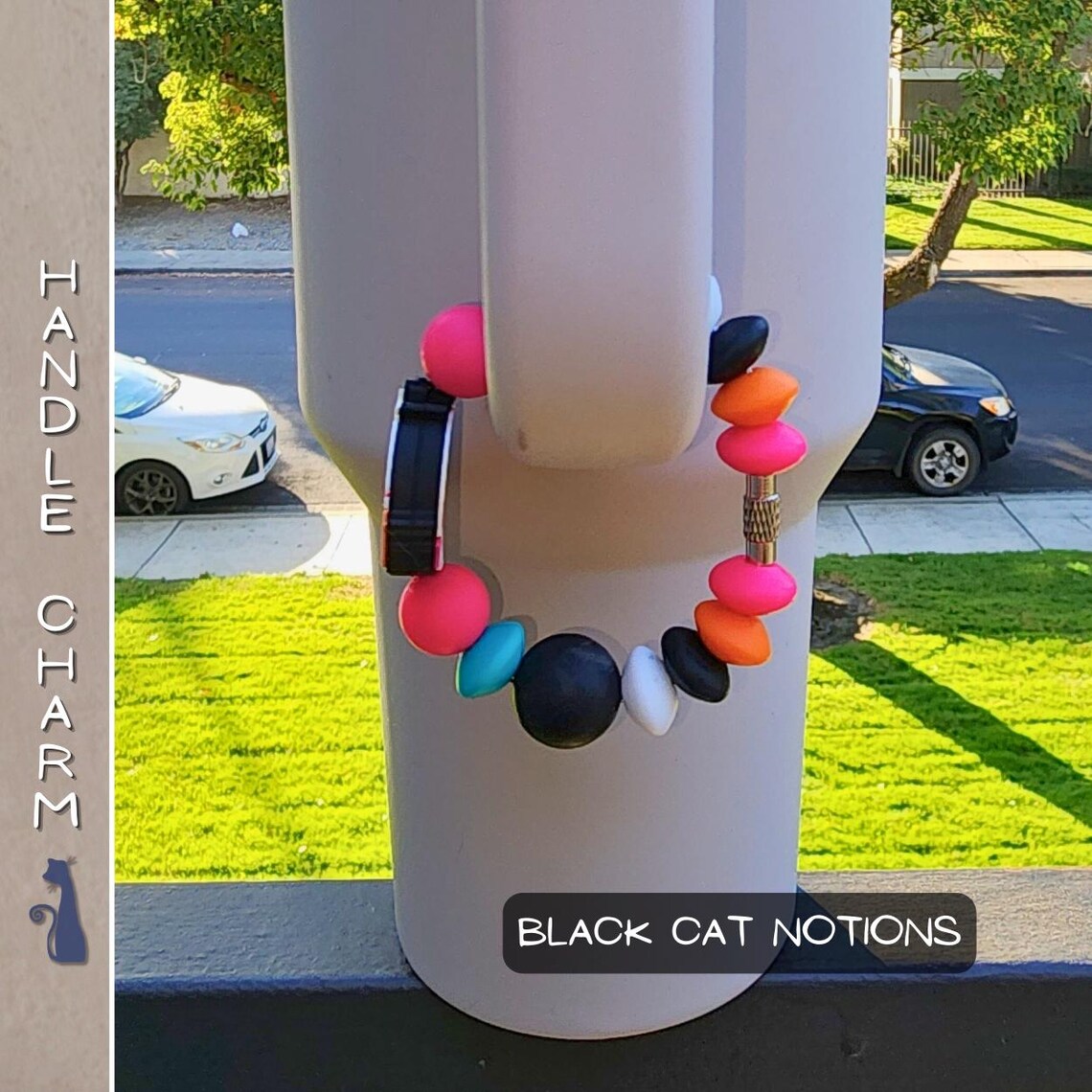 Anxiety Stanley Cup Charm: Handmade Beaded Tumbler Handle Accessory - Etsy