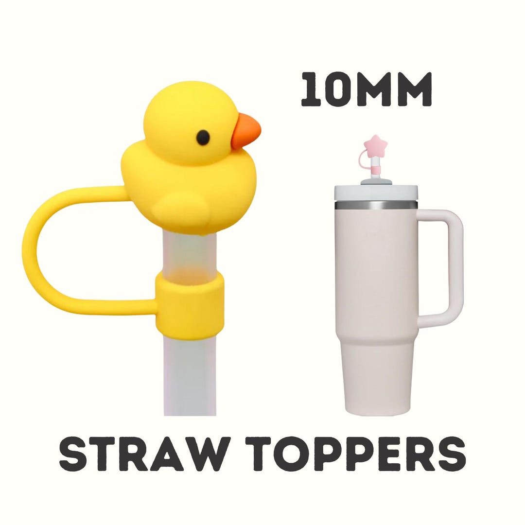 Duck Straw Topper: 10mm Stanley Cup Accessorystraw Toppers - Etsy