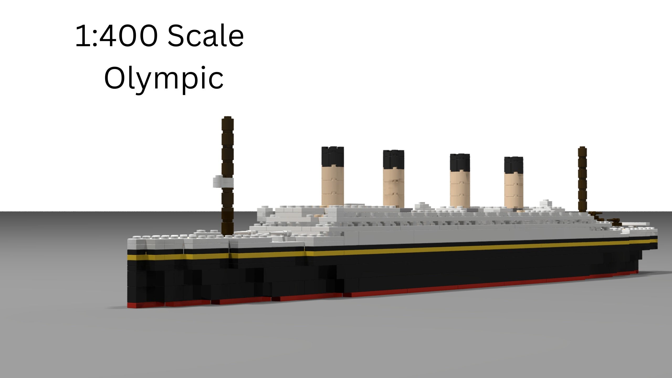 1:400 RMS Olympic MOC Instructions - Etsy