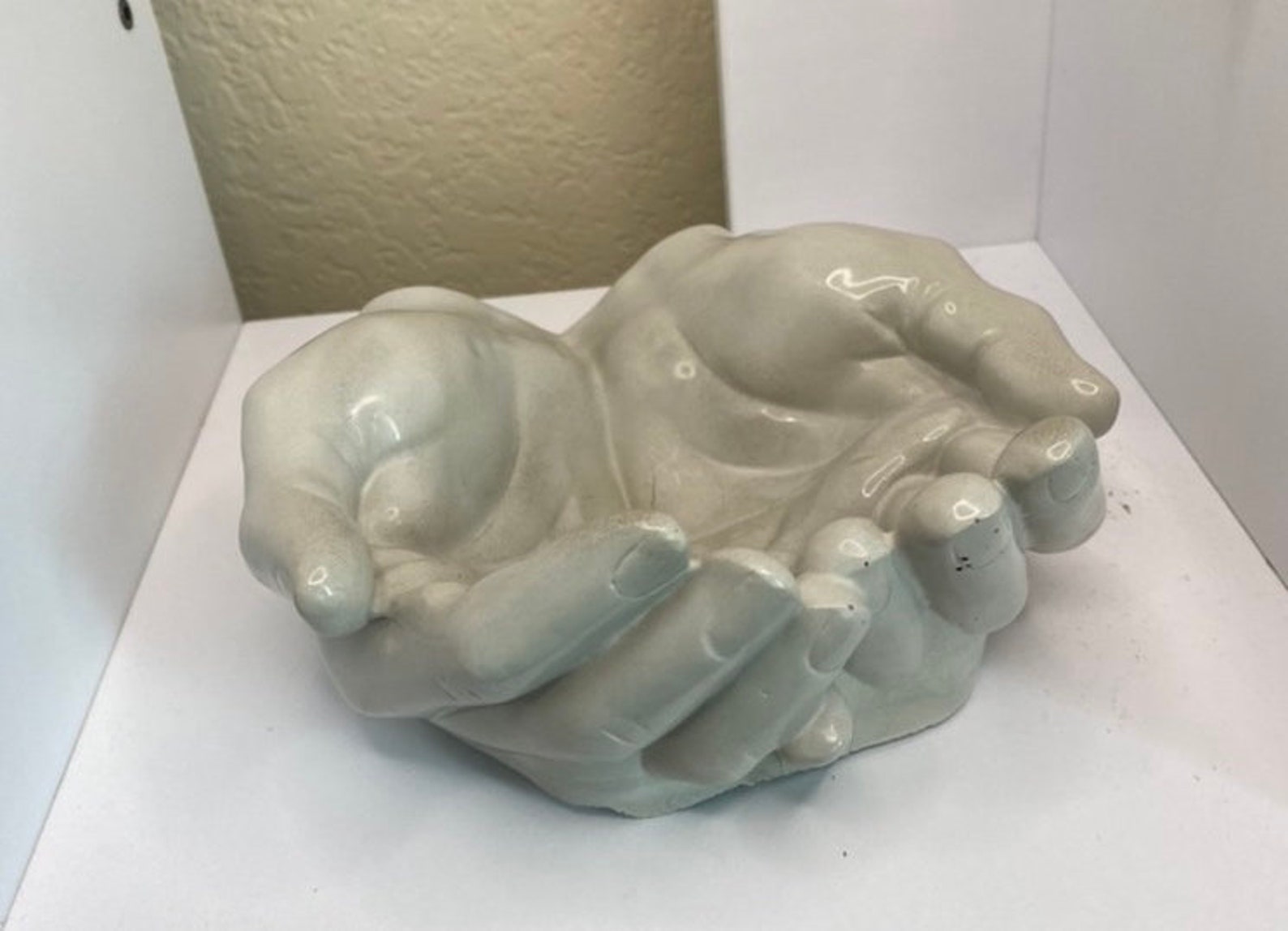 Large Concrete Hands | Concrete Catchall | Jewelry Holder | Concrete ...