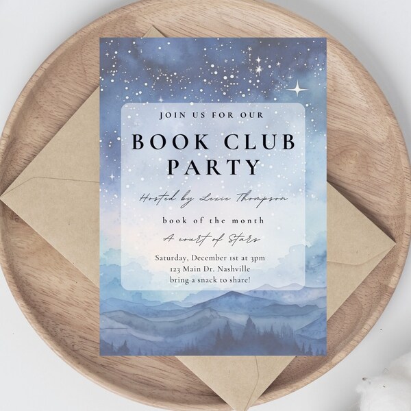 Book Swap Invitation - Etsy