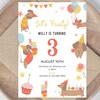 Golden Birthday Invitation, Golden Era, Girl's Birthday Party, Gold and ...