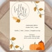 Editable Fall Festival Invitation, Family Gathering, Hello Fall, Fall ...