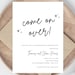 Minimalist Housewarming Party Invitation, Open House Invite, Come on ...