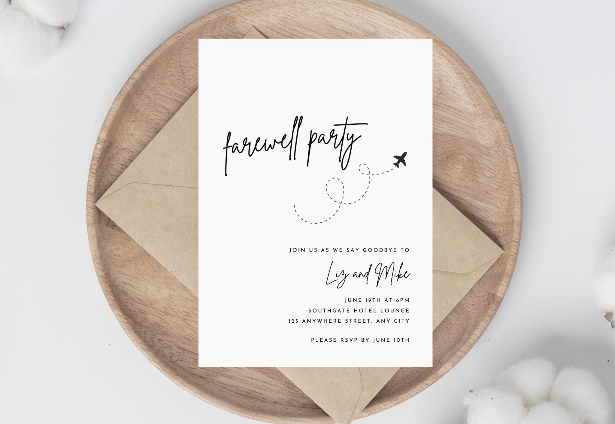 Farewell Party Invitation, Going Away Party, See You Later, Moving ...