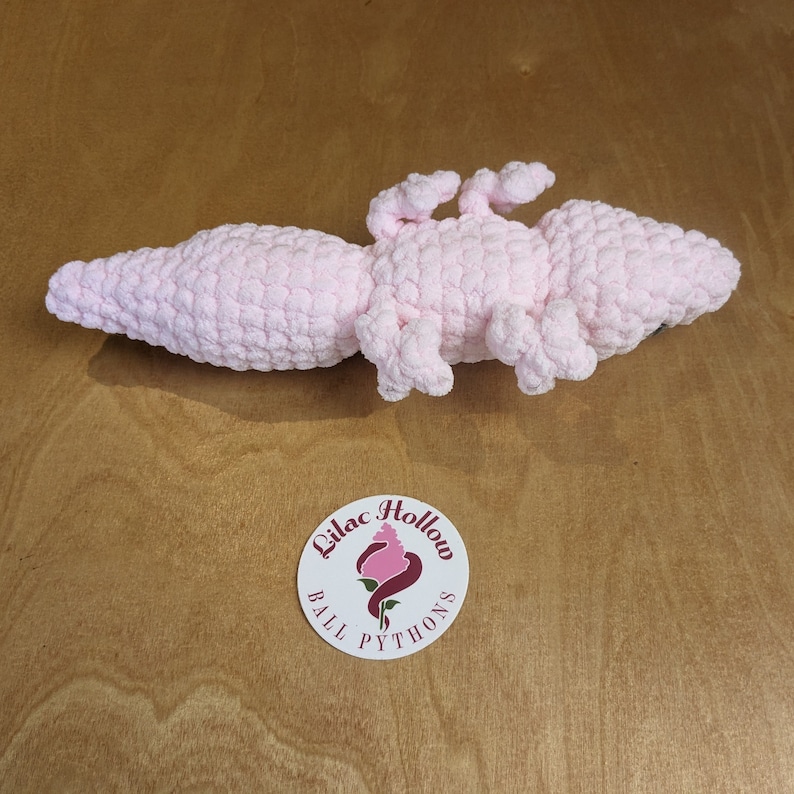 Light Pink Leopard Gecko Crocheted Plush Gift for Boy Gift for Girl ...