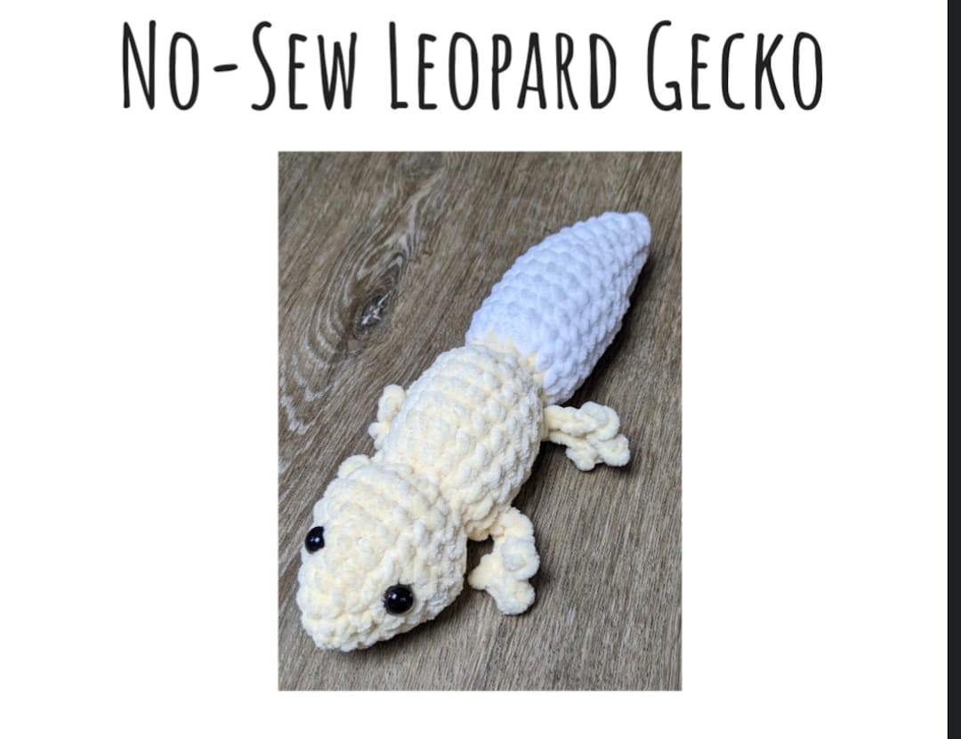 No-sew Leopard Gecko Crochet Pattern - Etsy