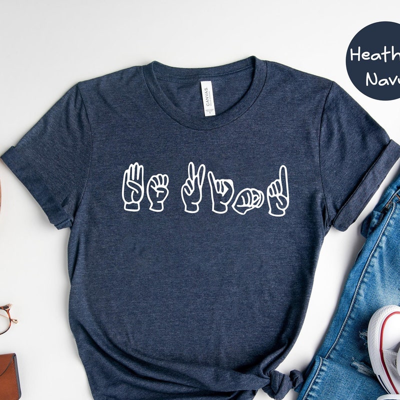 Sign Language Shirt - Etsy