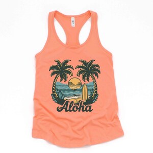 Aloha Beach Tank, Aloha Tank Top, Hawaiian Tank Top, Beach Tanks ...