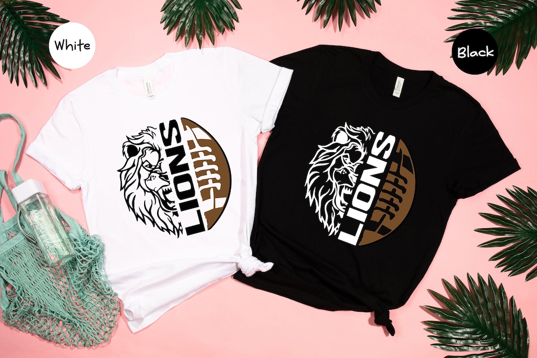 Team Mascot Shirt, Lions Team Shirt, Lions Football Shirt, Lions Fan ...